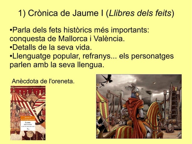 Les quatre grans cròniques medievals. | PPT