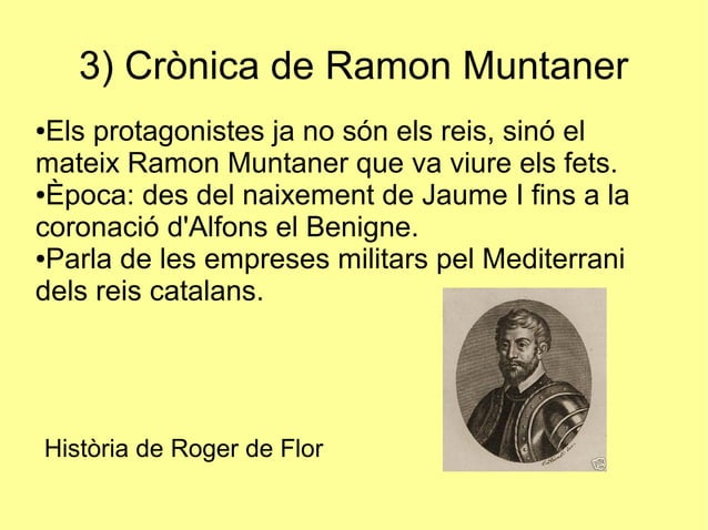 Les quatre grans cròniques medievals. | PPT