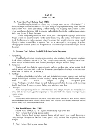 4.panel hubung bagi rumah | PDF
