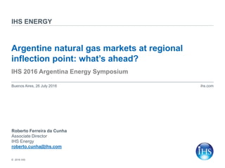 Argentine natural gas markets at regional inflection point: what's ...