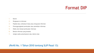 4. daftar informasi publik (dip) | PPTX