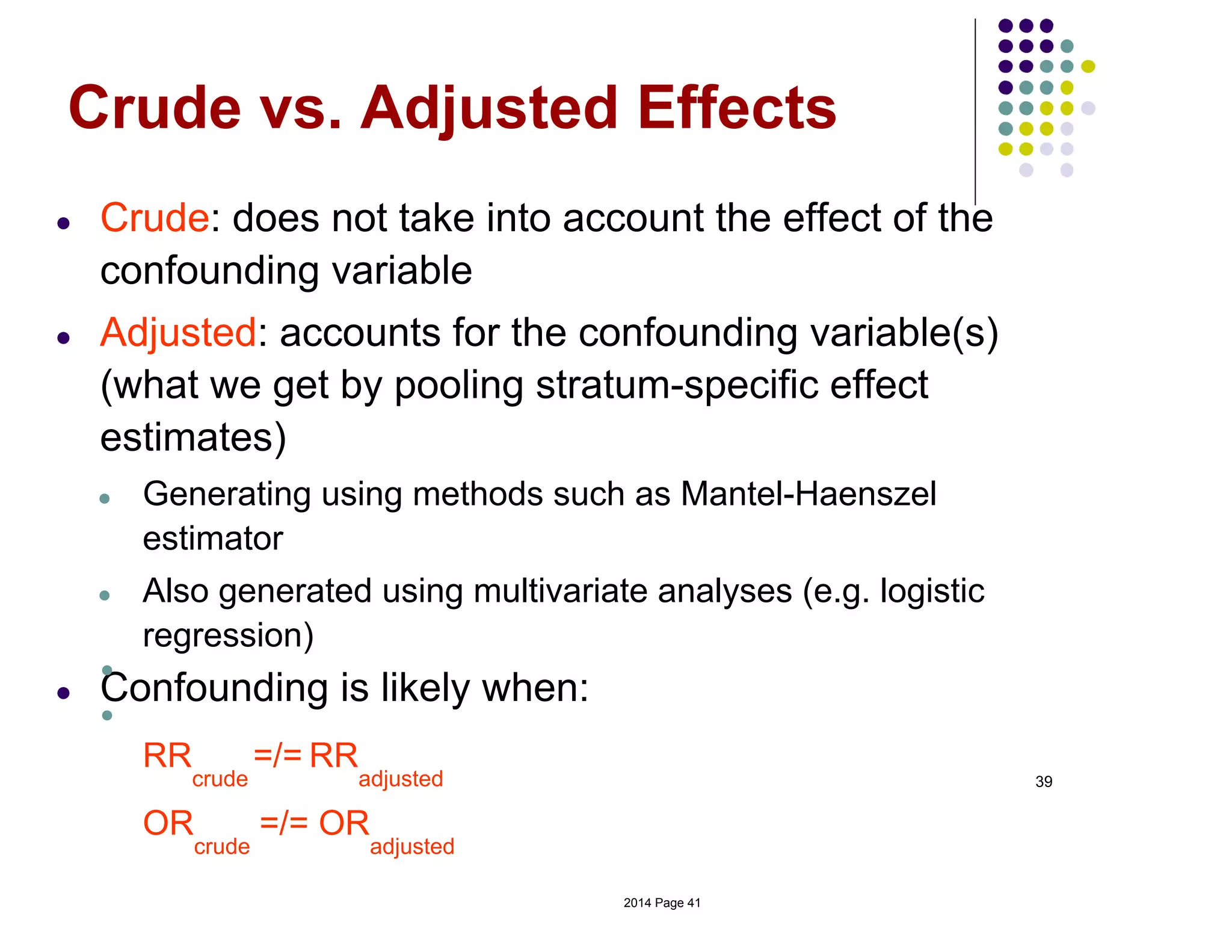 4 Threats To Validity From Confounding Bias And Effect Modification Pdf