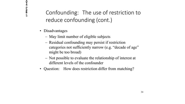 4.3.1. controlling confounding matching | PPT