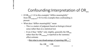 4.3.2. controlling confounding stratification | PPTX | Lung and ...