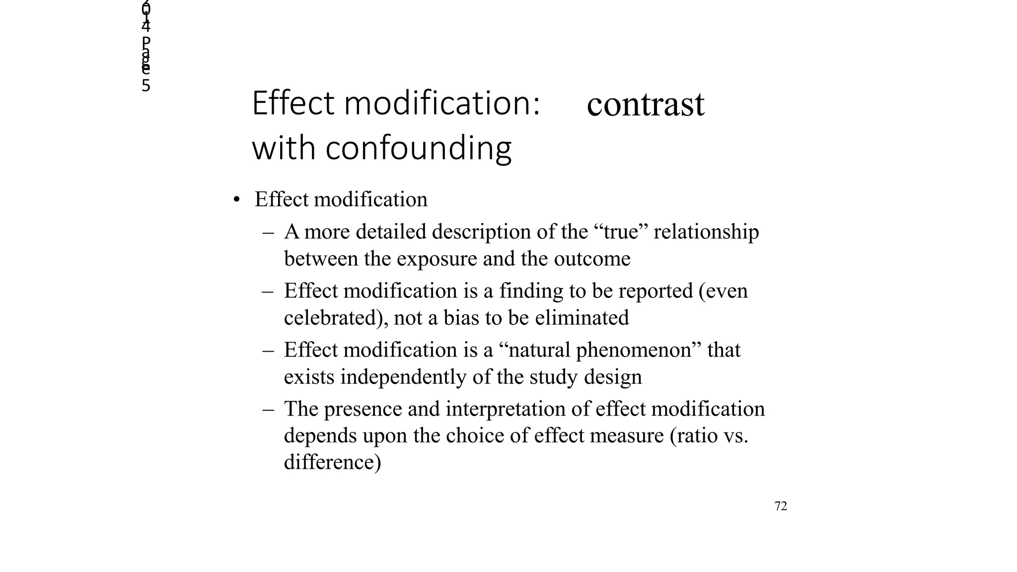 4.4. effect modification | PPT