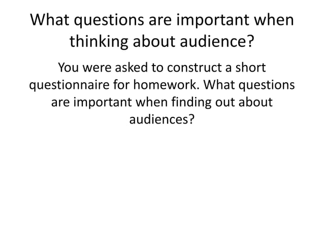 4. audience reception | PPT