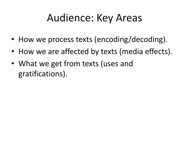4. audience reception | PPT