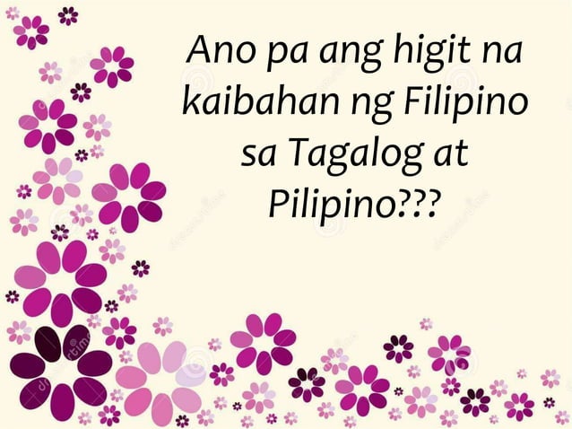 Ang Filipino Bilang Wikang Pambansa | PPTX