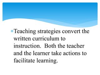 curriculum experiences | PPTX