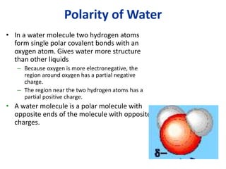 Properties of water and aqueous solutions | PPTX