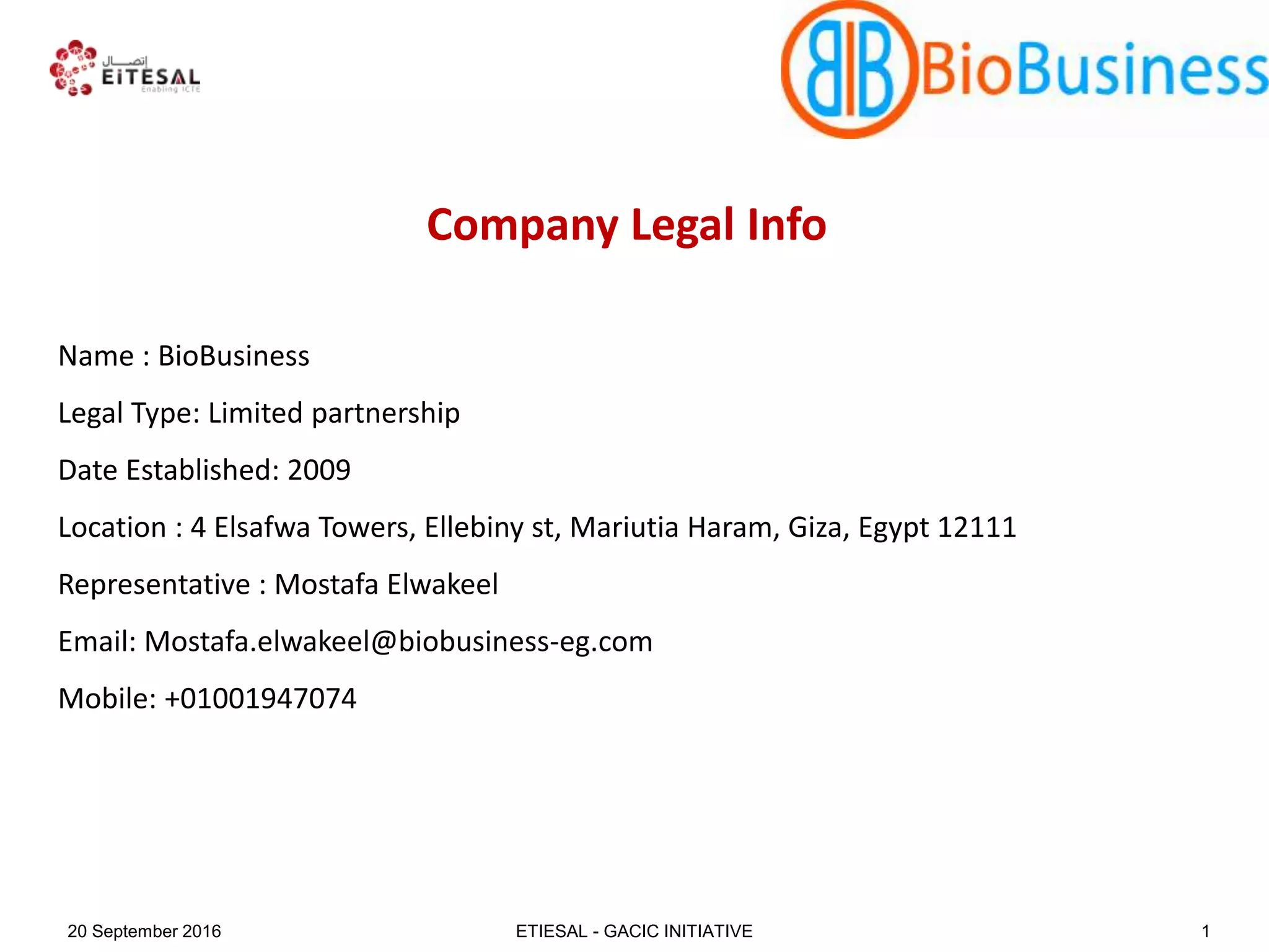 4.bio business | PPTX