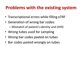 Automated phlebotomy tube labeller | PPTX