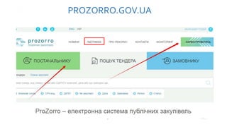 ProZorro: розширюй свої можливості | PPT