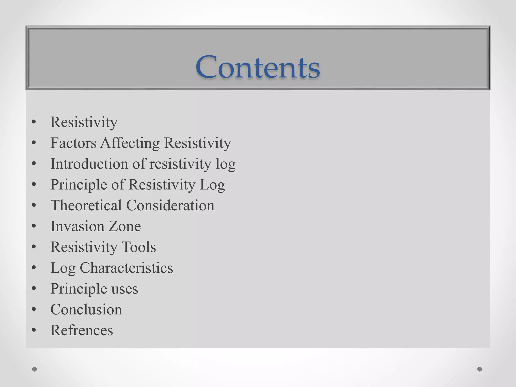 4.resistivity log | PPTX