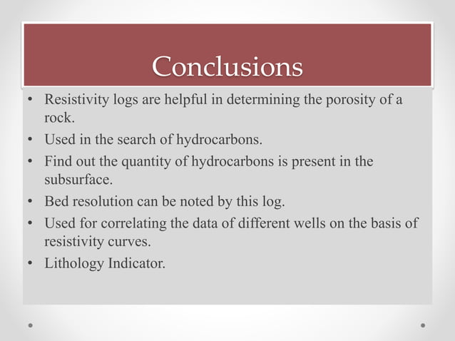 4.resistivity log | PPTX