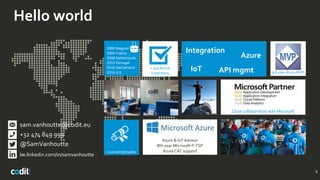 Building scalable cloud-native applications (Sam Vanhoutte at Codit Azure PaaS Event) | PPTX