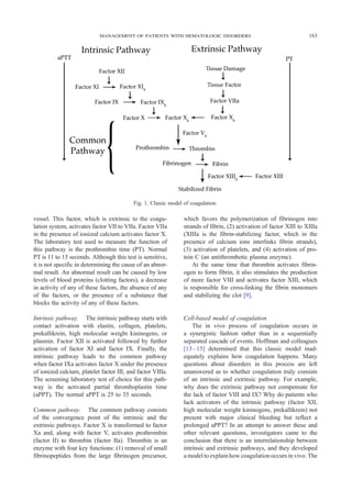 Perioperative Management of the patient with hematologic disorders | PDF