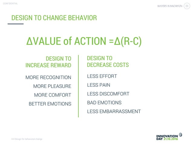 Design for behavioral change (by David Pas) | PDF