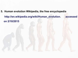 4.human evolution | PPTX