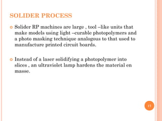 4. rapid prototyping | PDF | 3-D Graphics | Computer Software and Applications