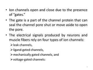 4.ion channels & secondary messengers | PPTX