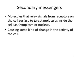 4.ion channels & secondary messengers | PPTX