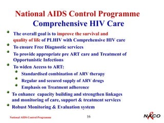 current hiv situation in india and national aids control programme an ...