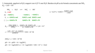 Hoofdstuk 4. Chemisch evenwicht - chemie | PPTX
