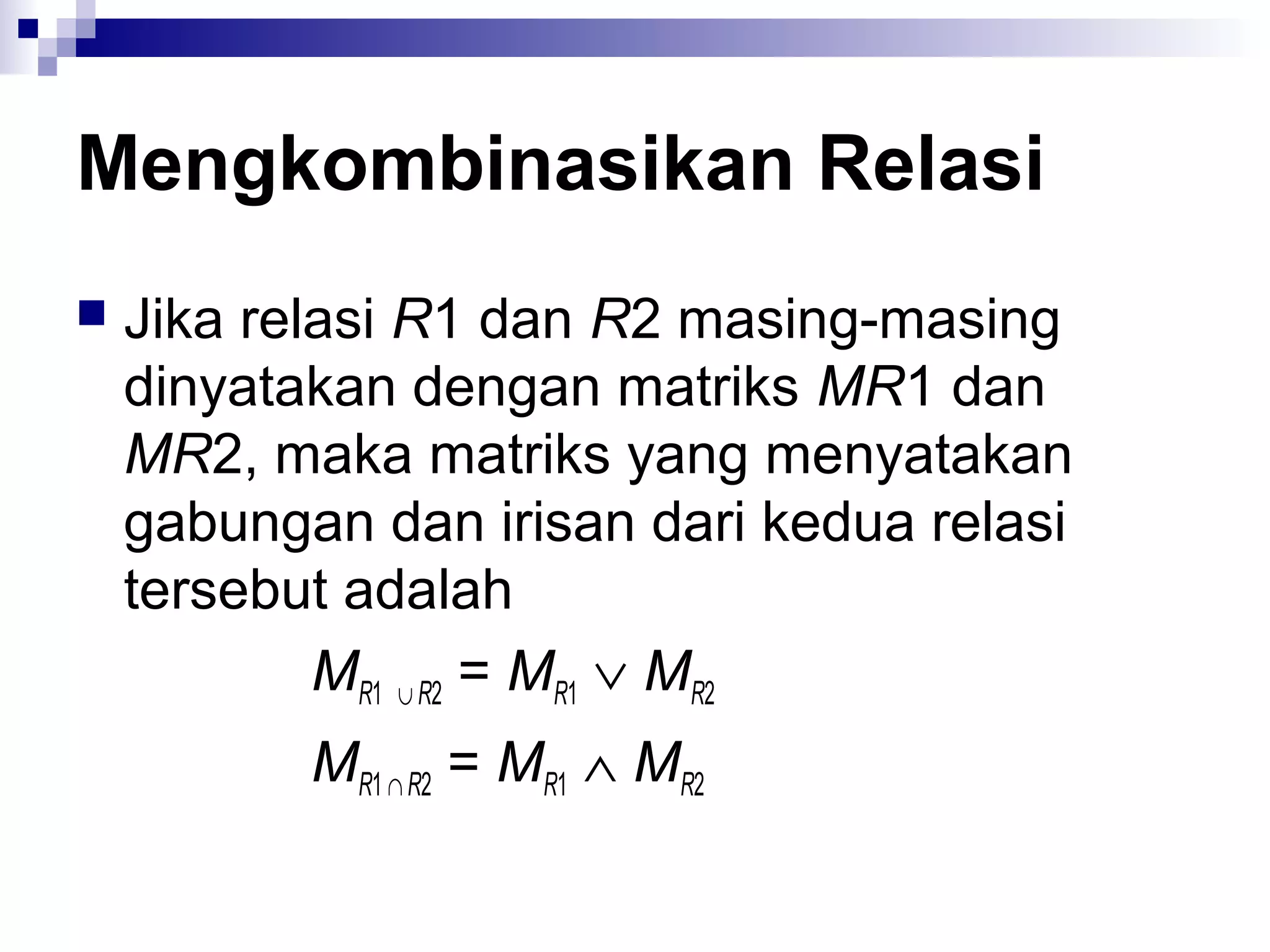 4.matriks dan relasi | PPT