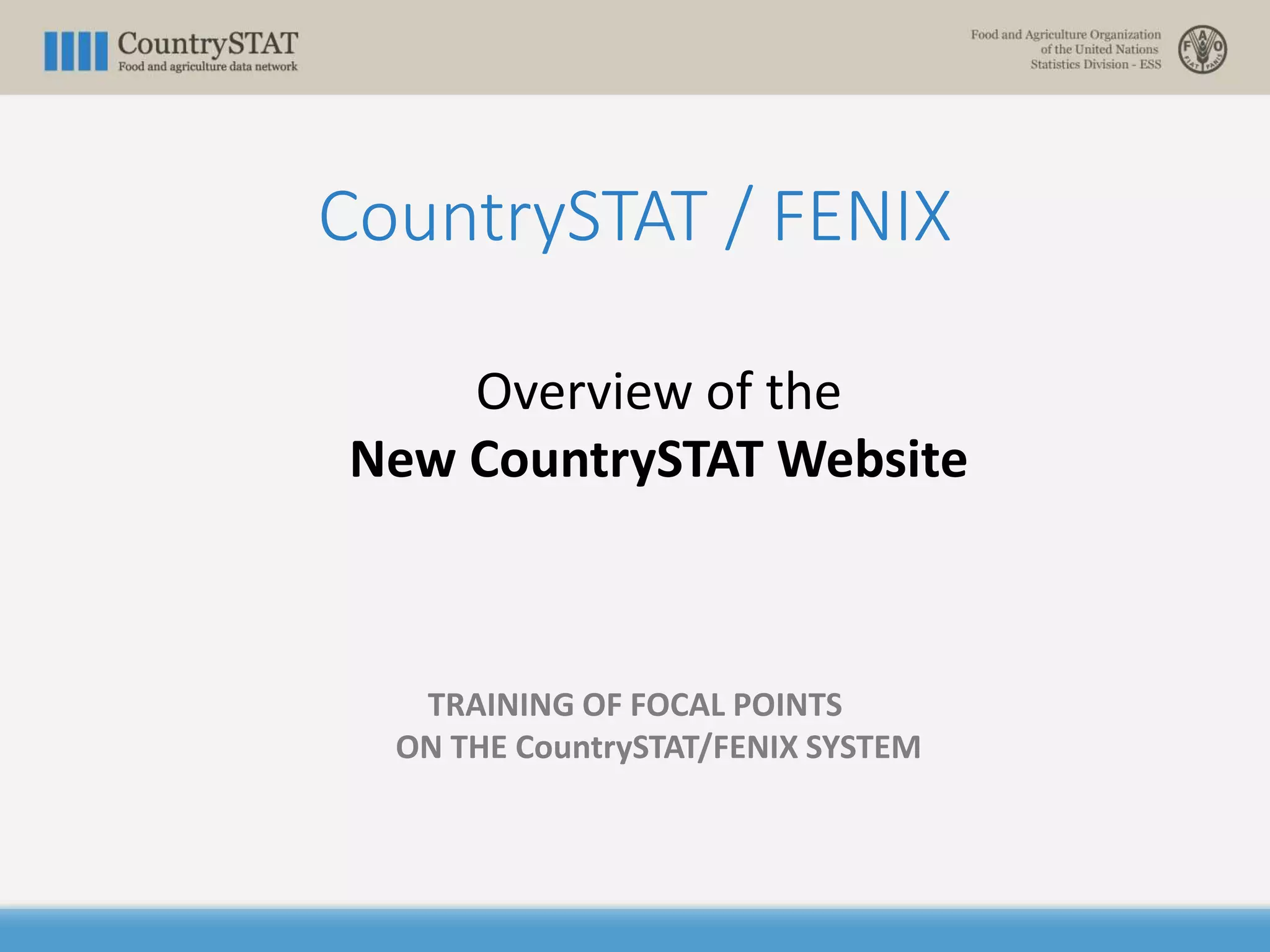 "FENIX System Overview" | PPTX