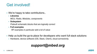 mbed Connect Asia 2016 mbed HDK From prototype to production | PPTX