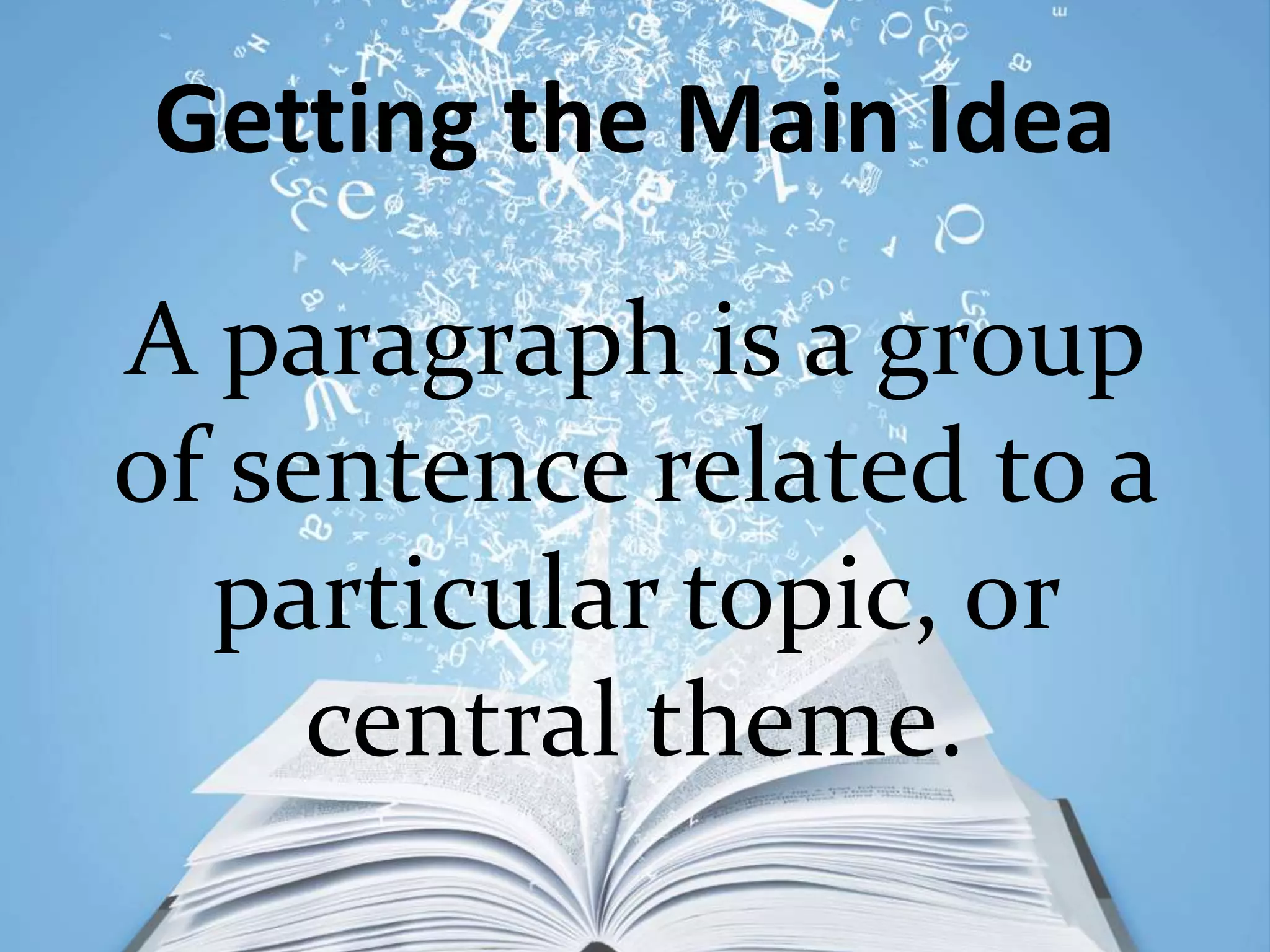 identifying topic | PPTX