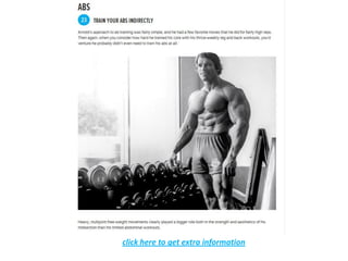 31 Arnold-Approved Training Tips | PDF