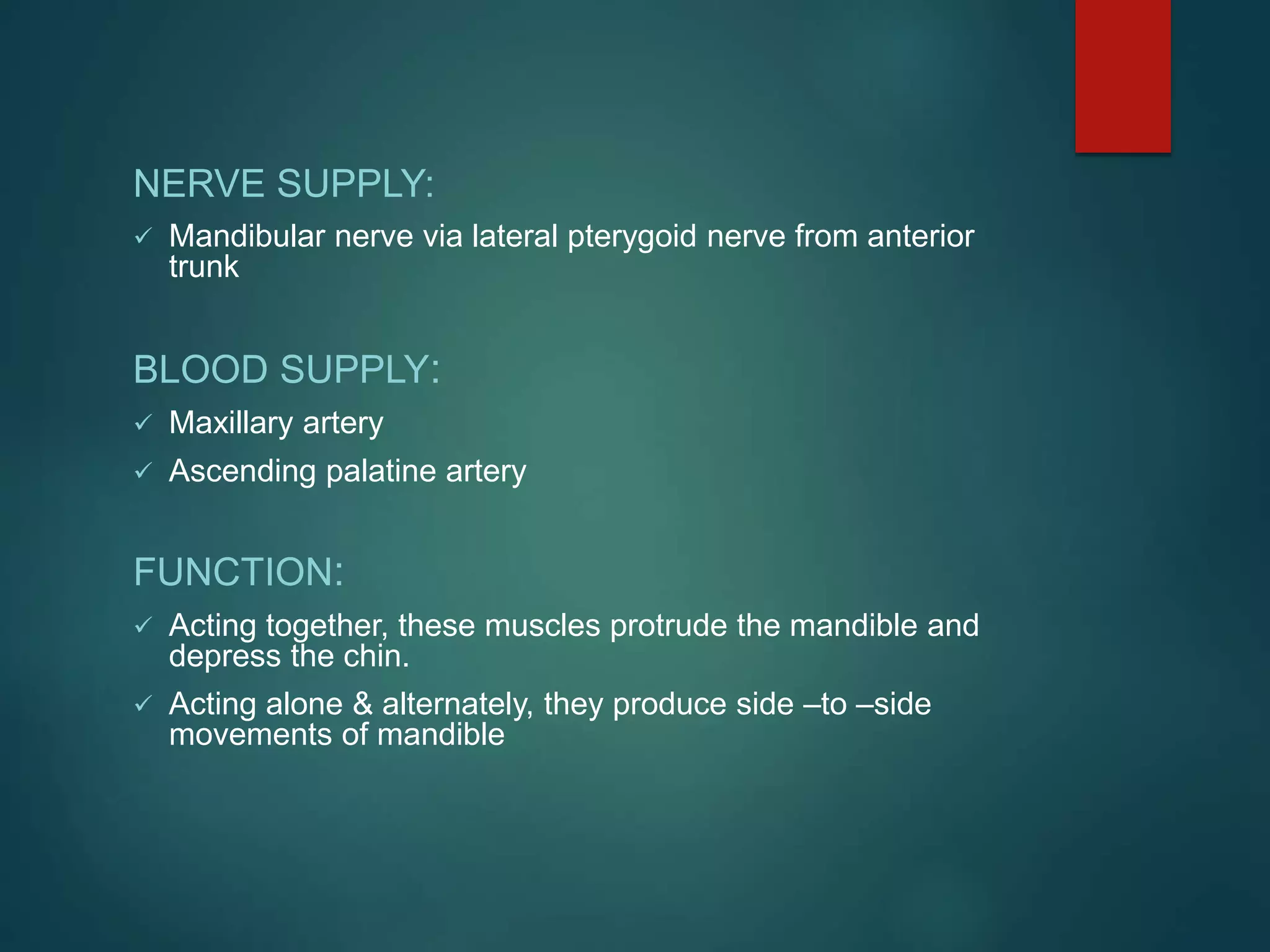 Muscles of Mastication | PPTX