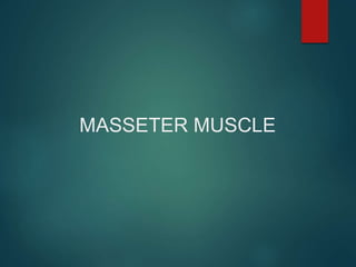 Muscles of Mastication | PPTX