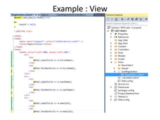 4. Introduction to ASP.NET MVC - Part I | PPT
