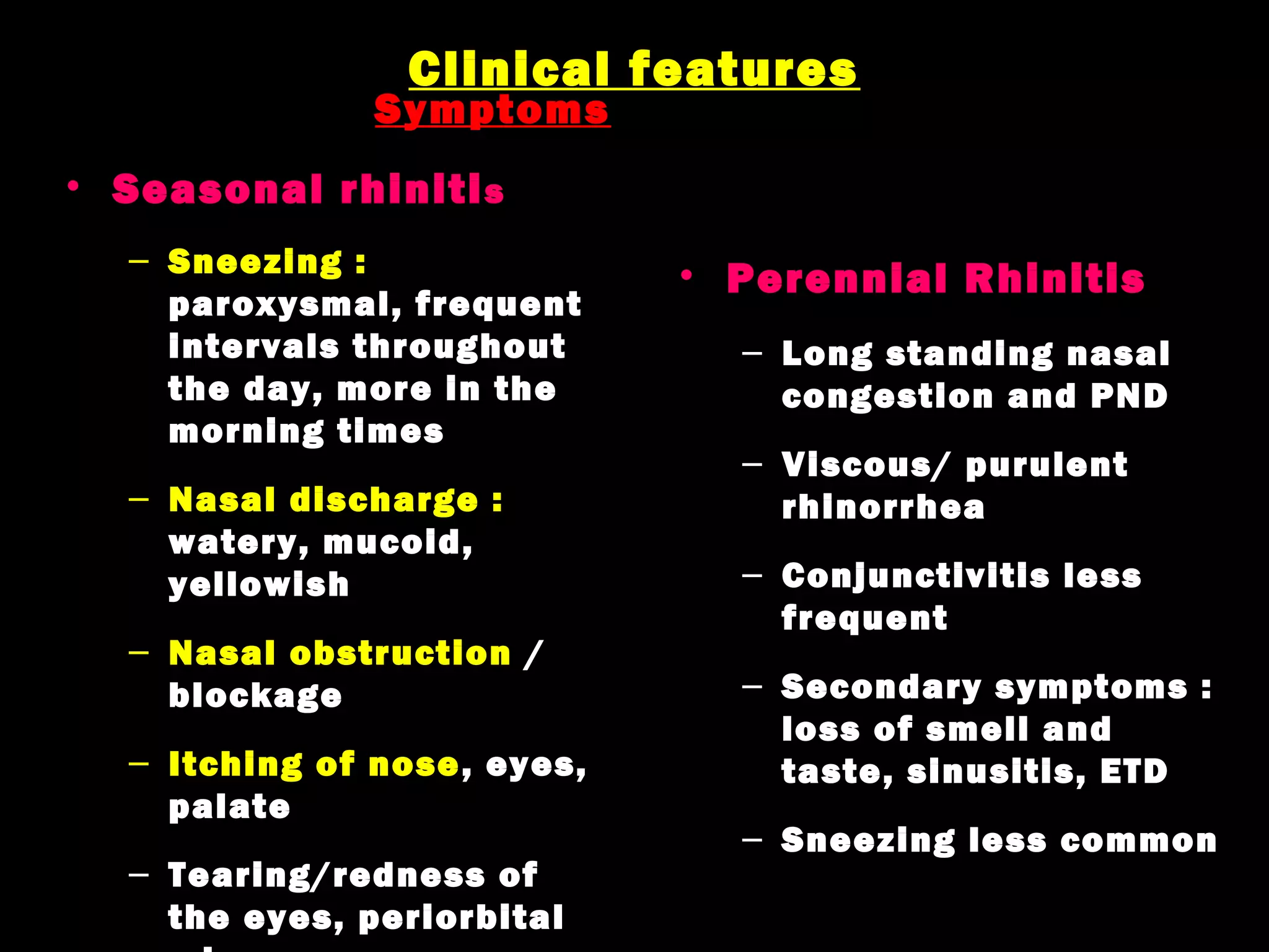 Allergic rhinitis | PPT