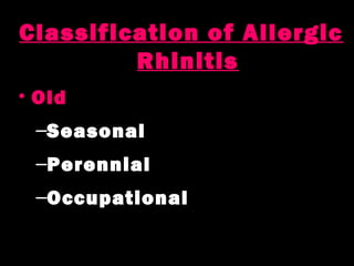 Allergic rhinitis | PPT