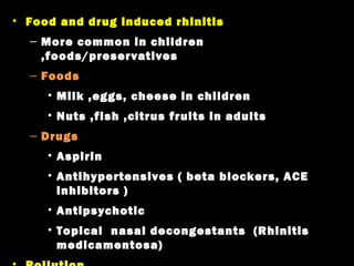 Allergic rhinitis | PPT