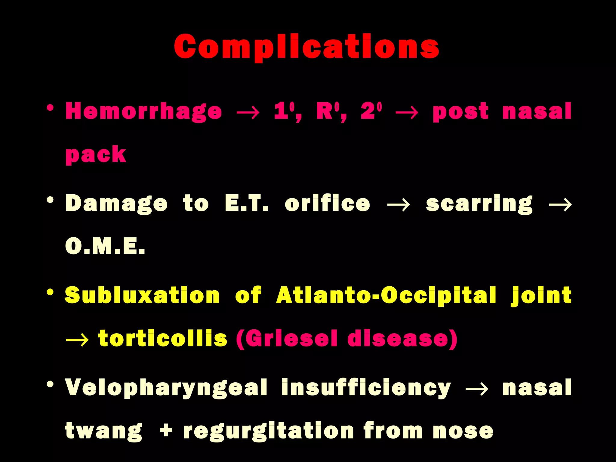 Tonsillectomy, adenoidectomy and quinsy | PPT