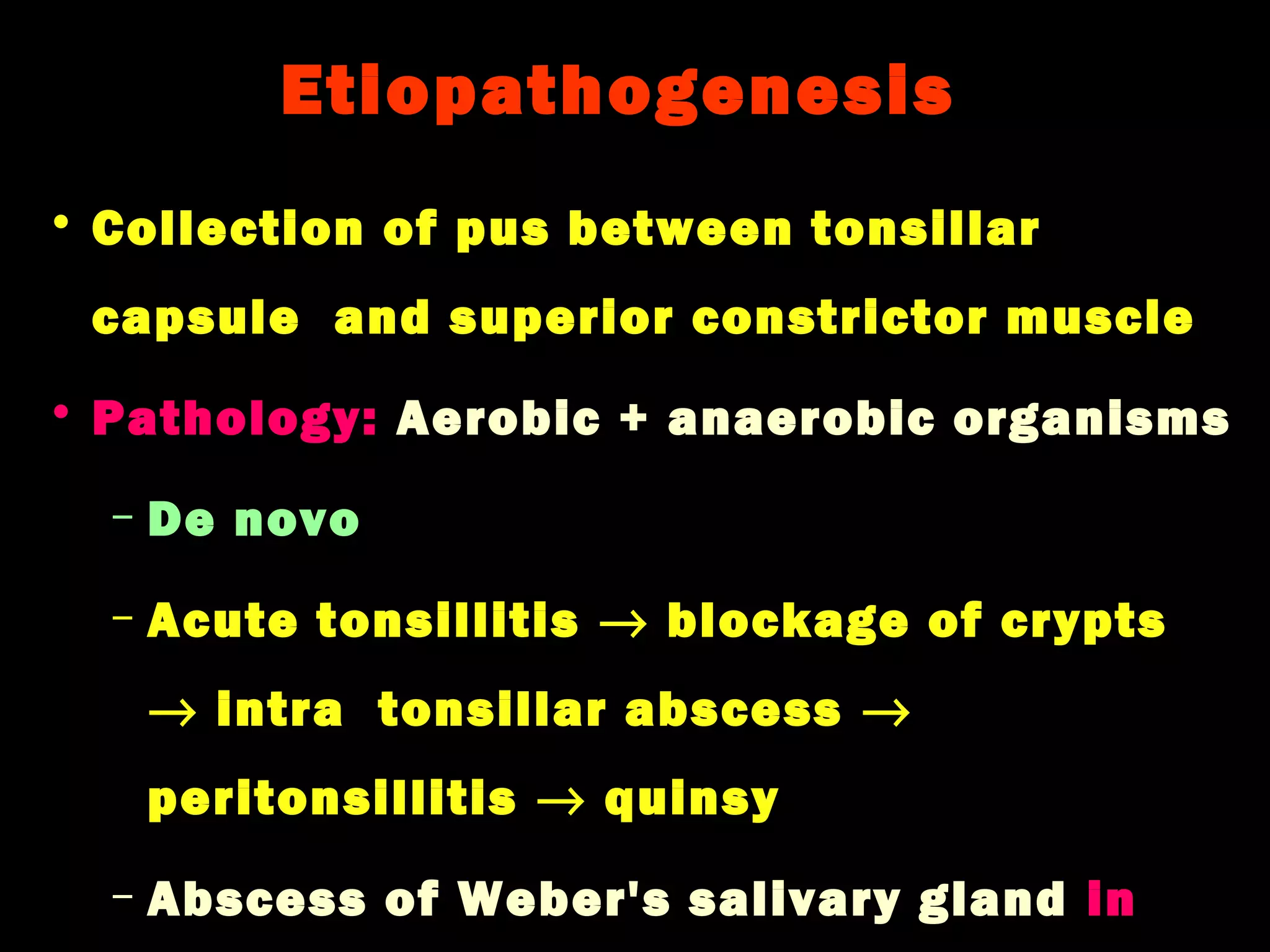 Tonsillectomy, adenoidectomy and quinsy | PPT