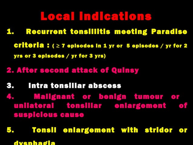 Tonsillectomy, adenoidectomy and quinsy | PPT | Ear, Nose and Throat ...