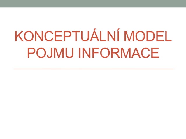 4.konceptualni modely | PPT