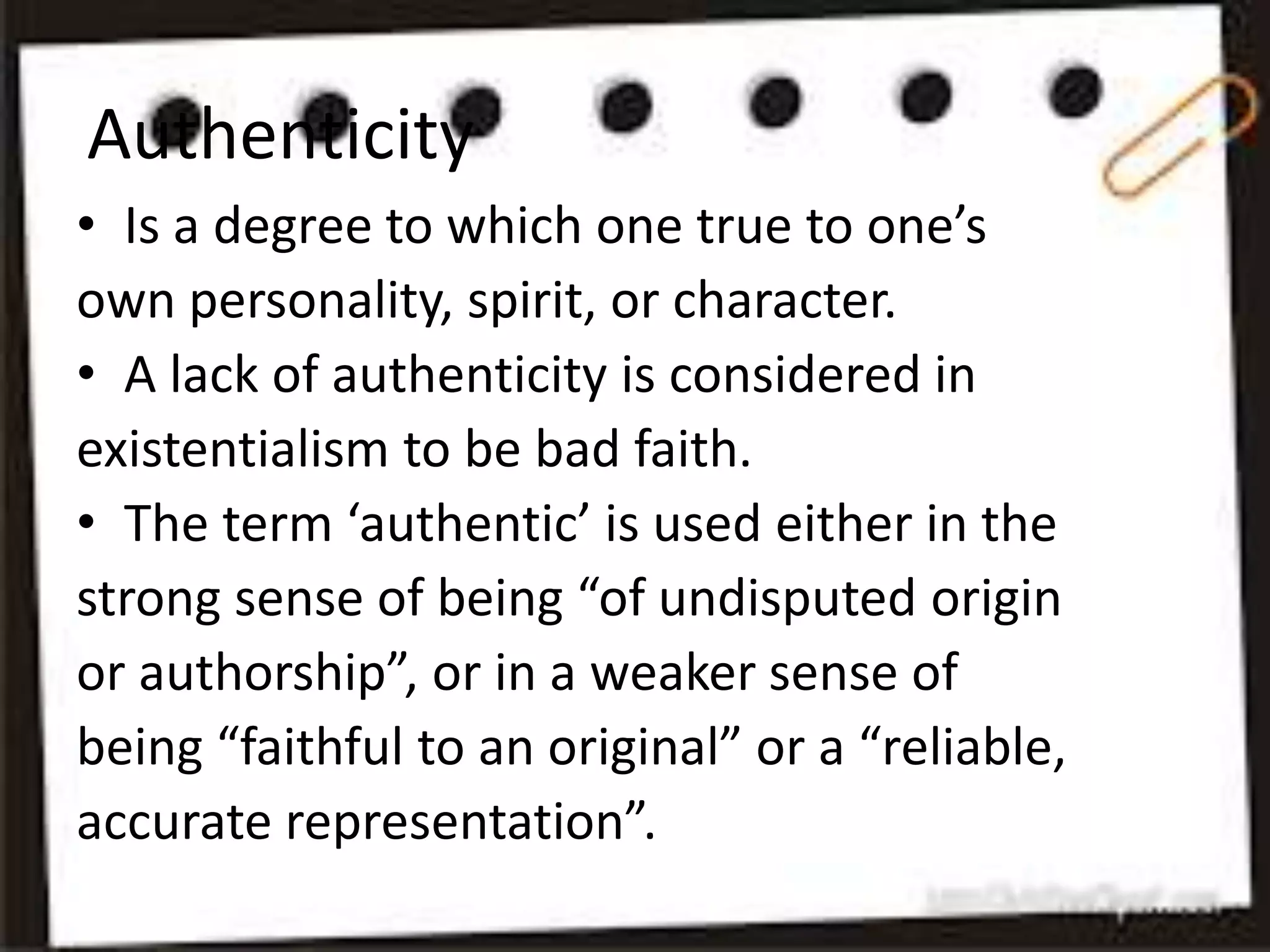 4. mallari, dan mar seen as either authentic or inauthentic | PPTX