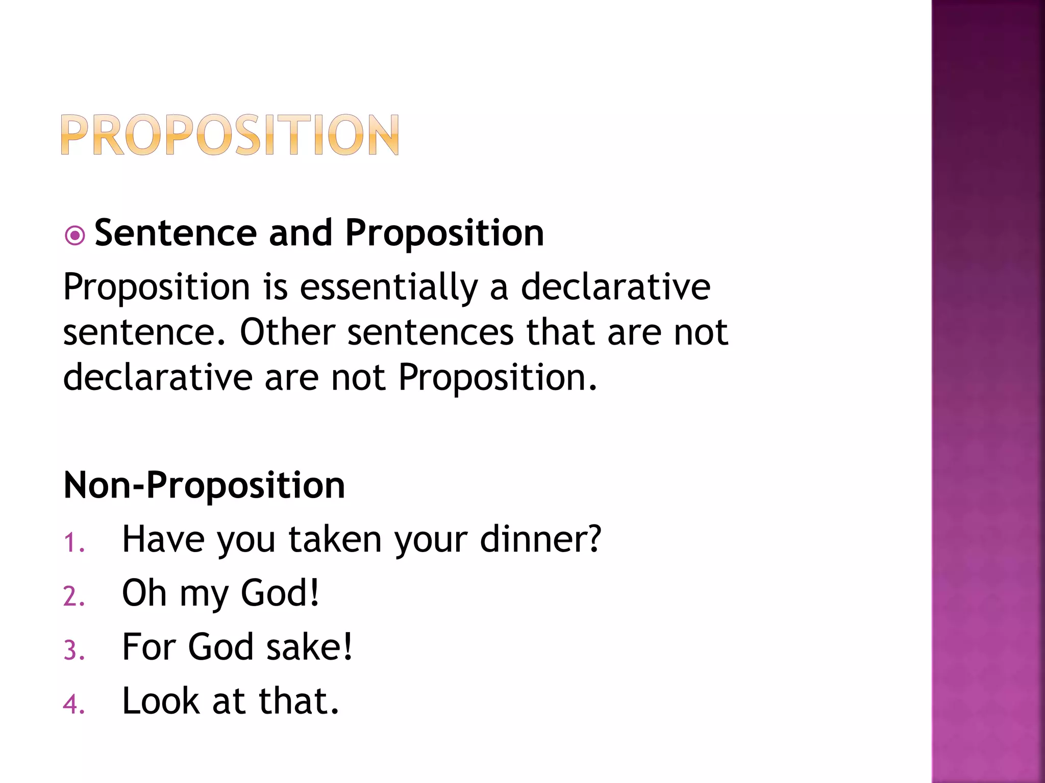 judgment and proposition | PPTX