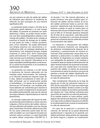 Colocación percutánea del catéter de diálisis peritoneal | PDF
