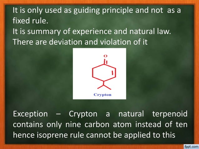 4.isoprene rule | PPTX