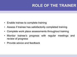 Xavier Carcopino - Training the trainers | PPT