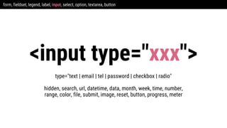 [Basic HTML/CSS] 4. html - form tags | PPT