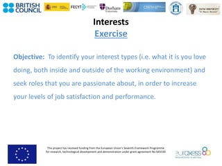 Plan your research career 4. pp interests | PPT
